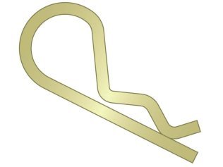 Bridge Hitch Hair Pin Clip .177 x 3-1/4 MB Spring Wire ZC