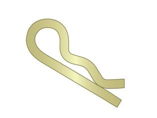 Bridge Hitch Hair Pin Clip .31 x 4-1/16 MB Spring Wire ZC