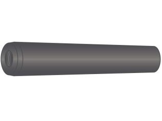 Taper Pin Threaded Ext #8 x 3 Stainless Steel w Hex Nut