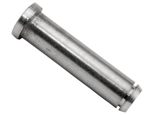 Clevis Pin Cotterless 3/16 x 1-1/2 Low Carbon Steel Zinc Clear