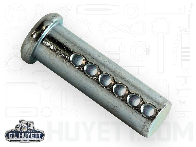 Clevis Pin Universal 3/4 x 2 Low Carbon Steel Zinc Clear