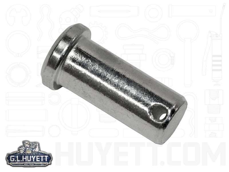 ITW Clevis Pin 3/8 x 2-1/4 Low Carbon Steel Zinc Clear