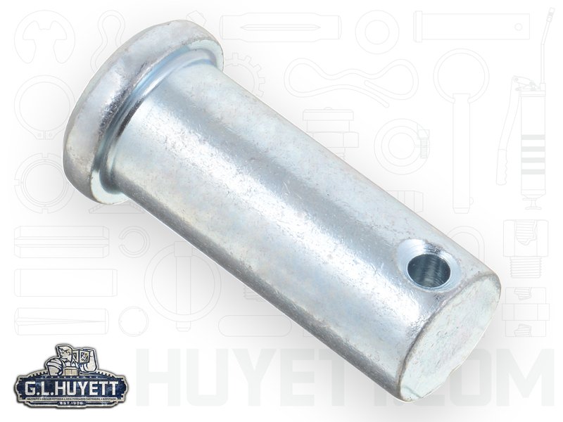 ITW Clevis Pin 5/8 x 1-1/2 Low Carbon Steel Zinc Clear