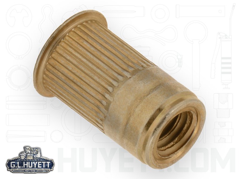 AVK Threaded Insert Knurled AK 1/4-20 x 260 ZY Triv Open End