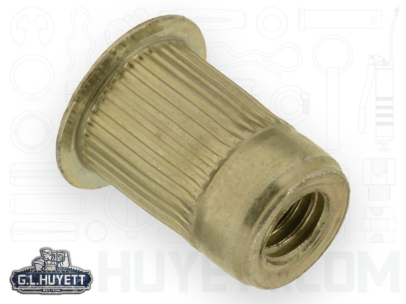 AVK Threaded Insert Knurled AL 5/16-18 x 312 ZY Triv OE