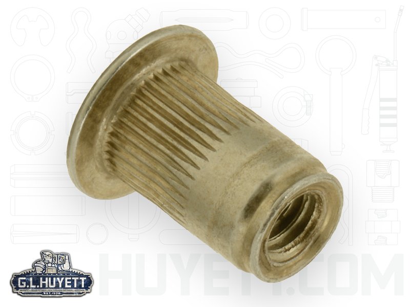 AVK Threaded Insert Knurled AL #8-32 x 80 ZY Triv Open End