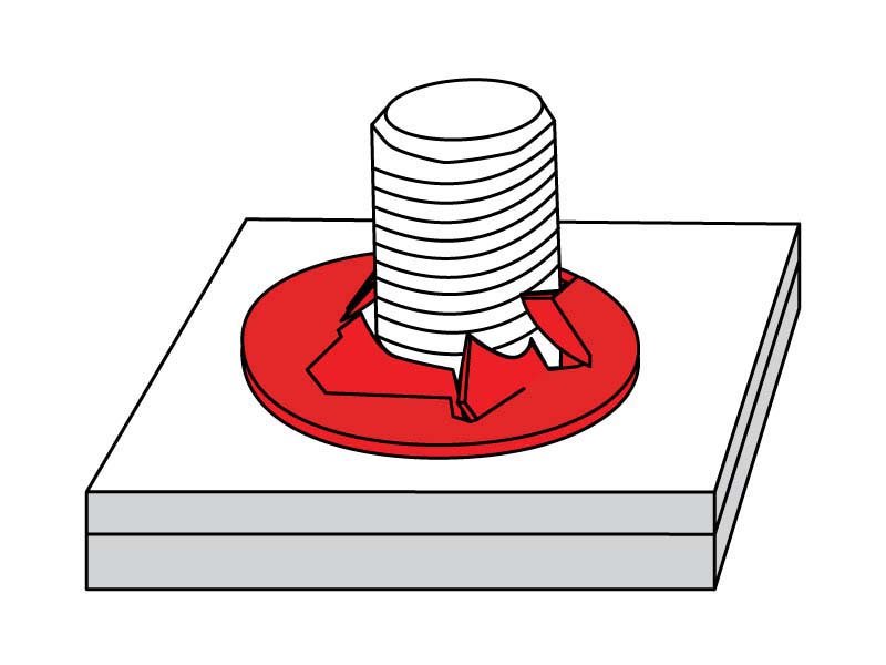 Tinnerman Push-On Retainer 1/2 x .078 ScrSz 1/4 Phos + Oil