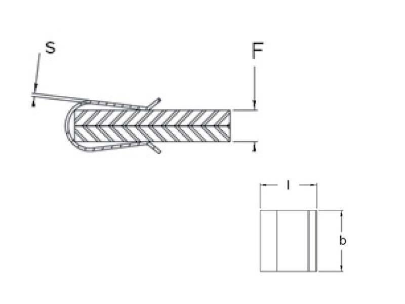 U-Clips Panel Thk 0.320-0.340 P.O