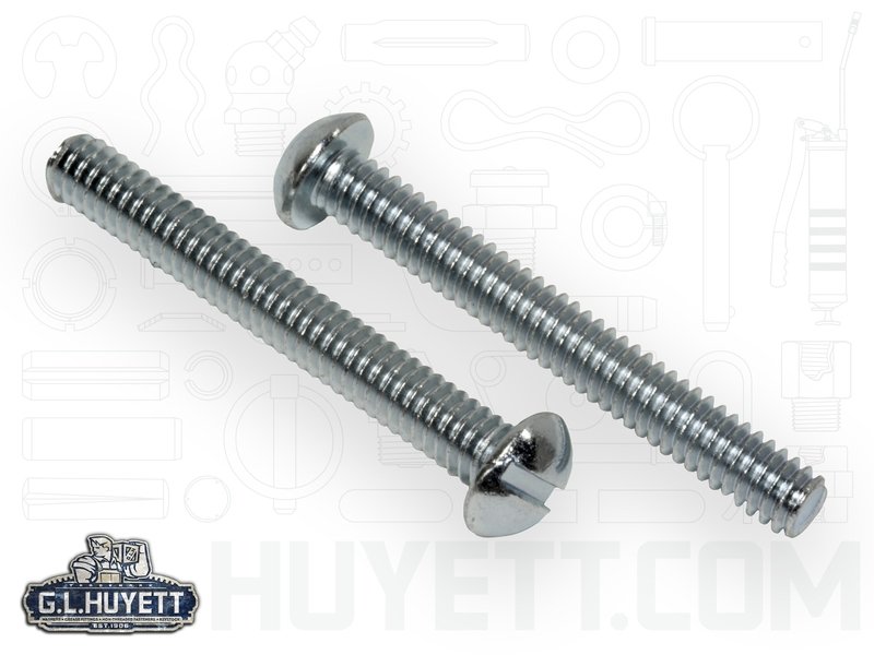 Mach Screw Slotted Rnd 1/4-20 x 2 Z3