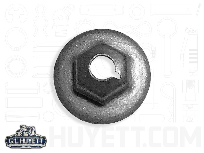Tinnerman Lock-Nut Washer Screw Size 8-32 Nickel Elect