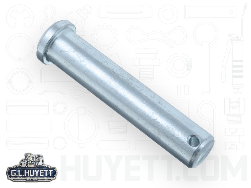 Clevis Pin 5/8 x 3 Low Carbon Steel Zinc Clear