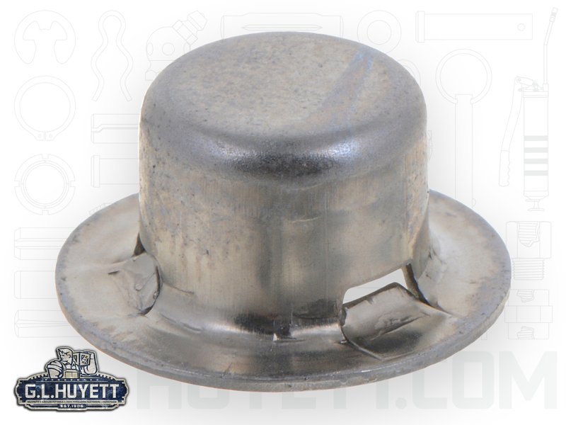 Speed Nut Metal Cap 5/16 Stud Dia ZN NI