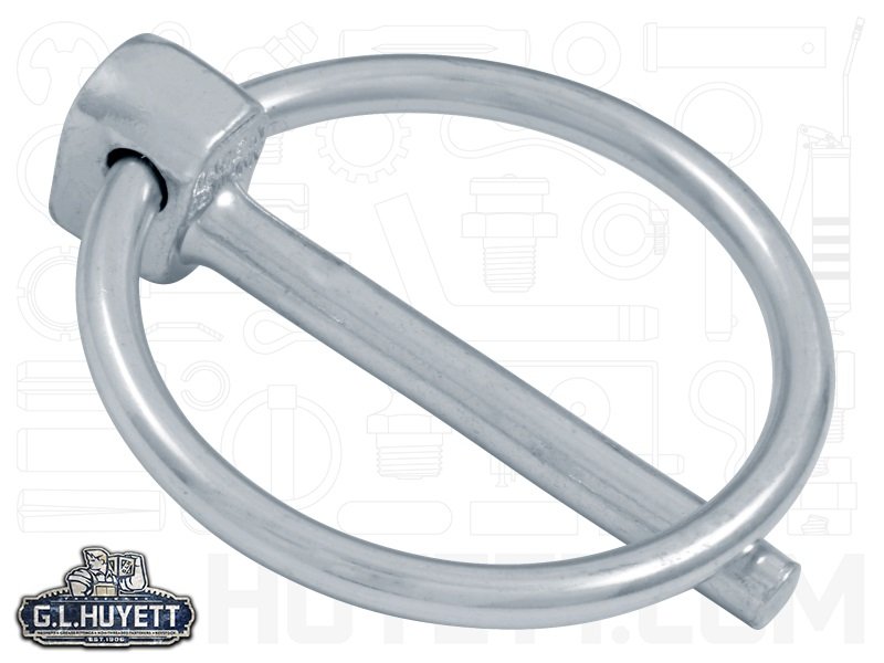 ITW Lynch Pin 3/16 x 1 Carbon Steel ZC 1-1/4 Shank Length