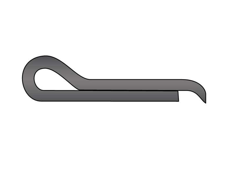 Cotter Pin Hammerlock 7/64 x 2-1/2 Carbon Steel