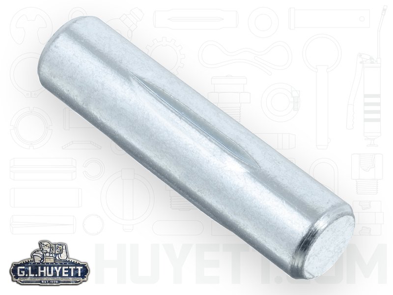 Groove Pin 1/2 x 2 Type E Low Carbon Steel Zinc Clear