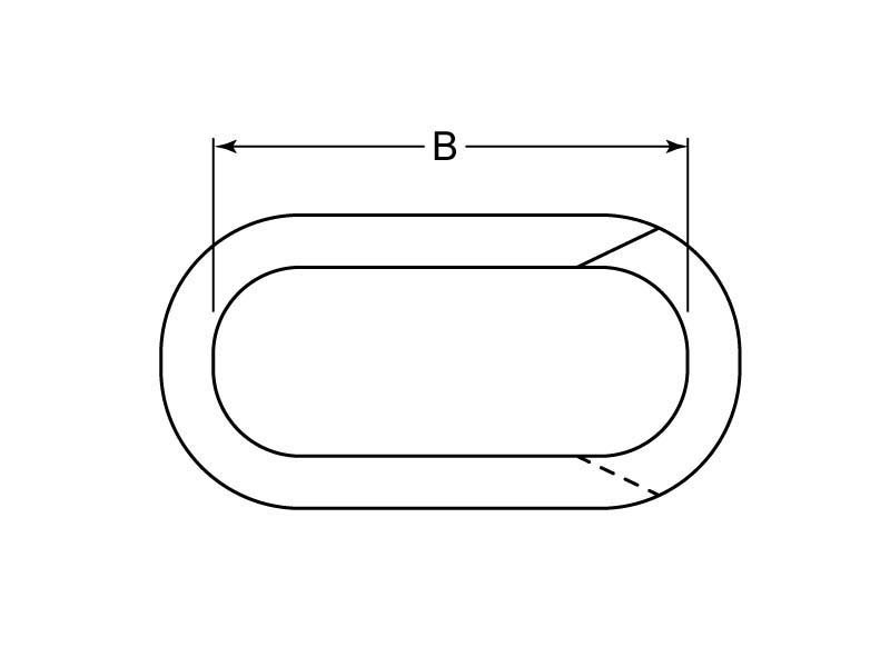 Repair Lap Link 3/16 x 1 ZP