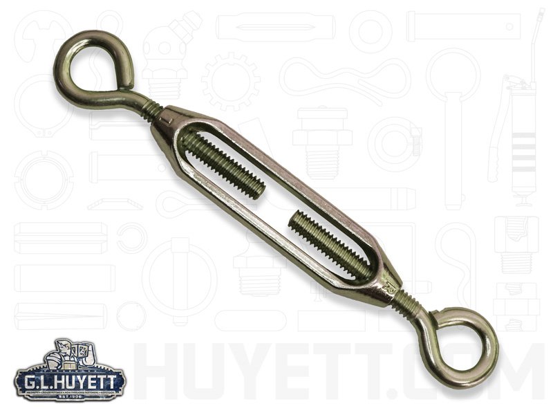 Turnbuckle, Eye X Eye, 1/4 Die Cast, Malleable