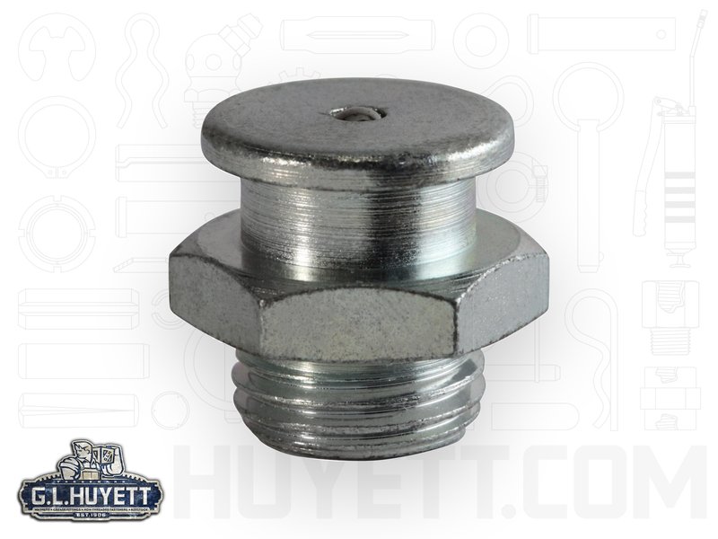 Grease Fitting Button Head 1/4-19BSPP CS Z3