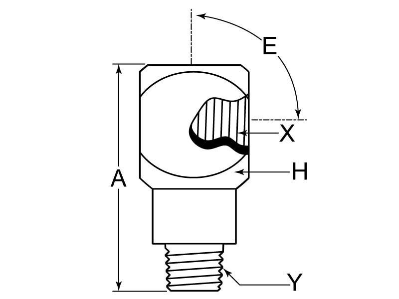 Grease Fitting Elbow 90 1/4-28SAE-LT x 1/8-27PTF SAE