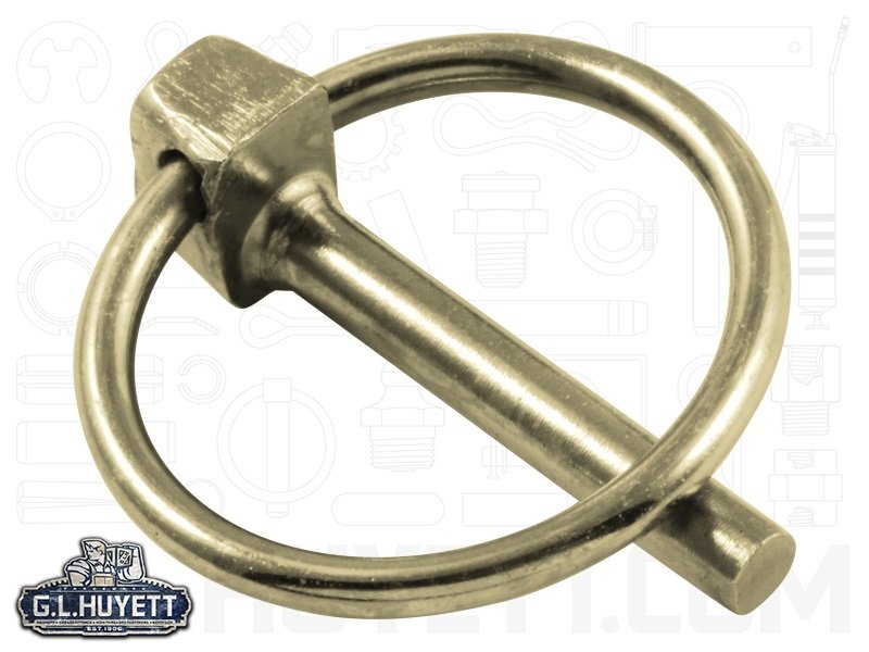 Lynch Pin 6 mm x 40 mm Carbon Steel Zinc Yellow