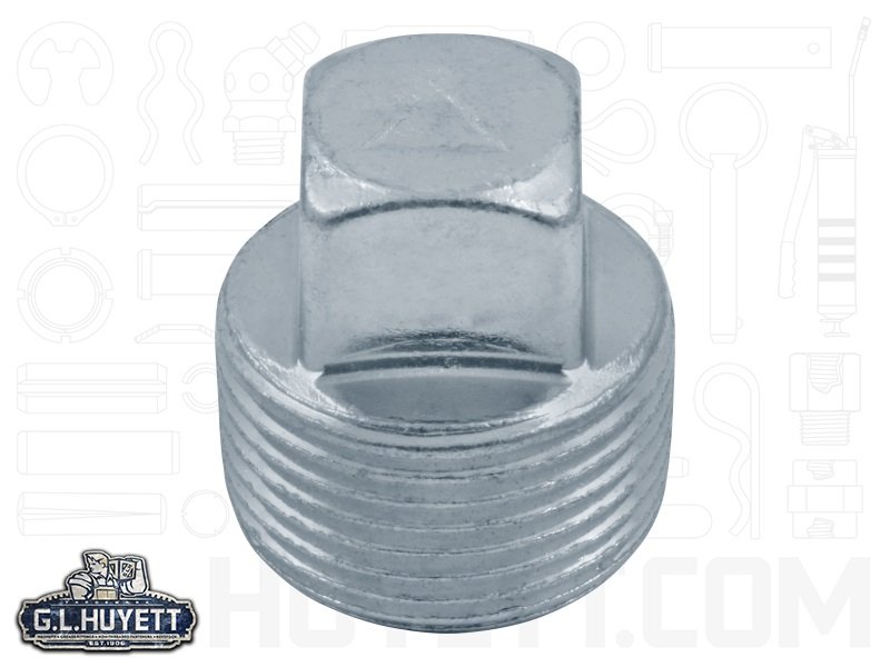 Pipe Plug 3/4 Square Head ASME B16.14 Steel ZC Triv