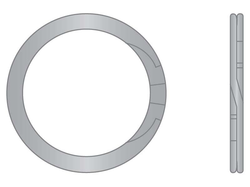 Spiral Retaining Ring External HD 1 Stainless Steel