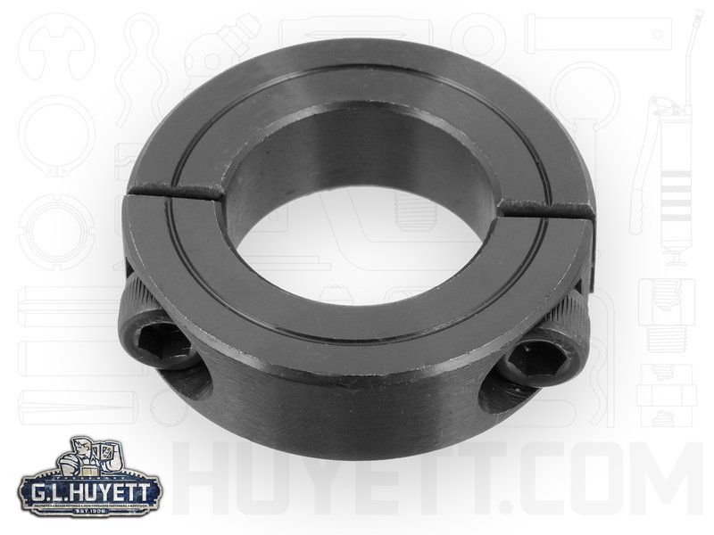 Double Split Collar 1-3/4 x 1 x 1/2 Steel Black Oxide