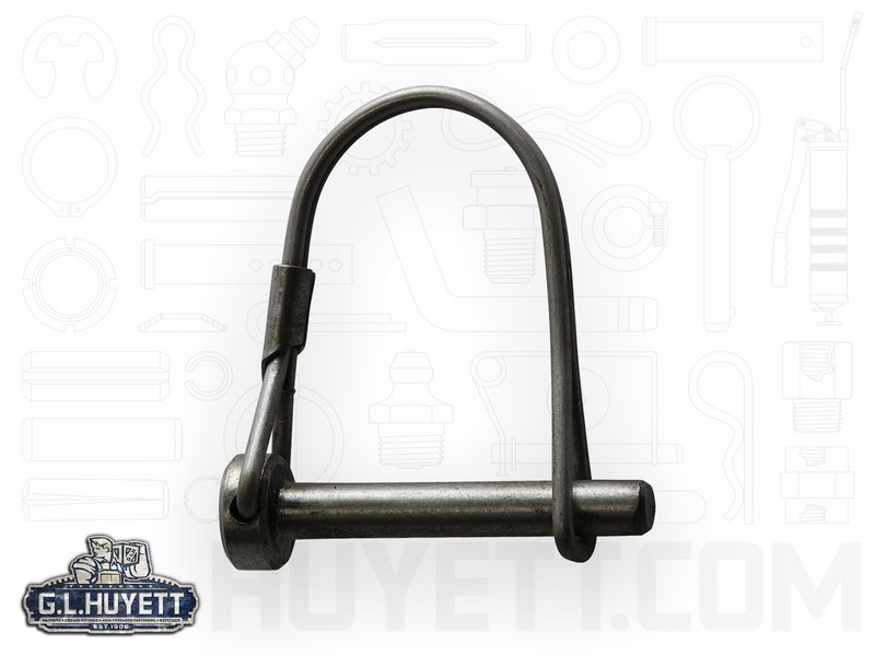 Snap Safety Pin Round Two Wire 1/4 x 1-3/8 300 SS PV