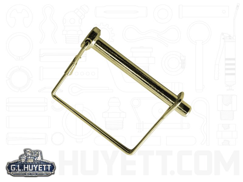 Snap Safety Pin Square Two Wire 1/4 x 2-1/2 Steel ZY