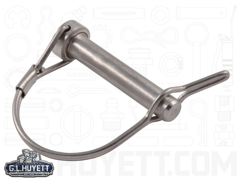 Snap Safety Pin Rd Two Wire Tab Lock 5/16 x 1-3/4 300 SS PV