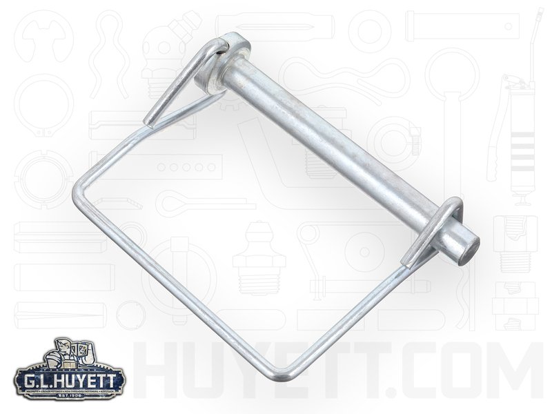 Snap Safety Pin Square One Wire 5/16 x 3-1/2 Steel ZC