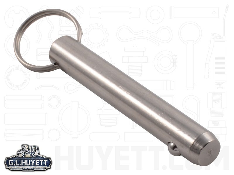 Detent Pin 5/8 x 3.000 (3) 300 Series Stainless Steel Plain