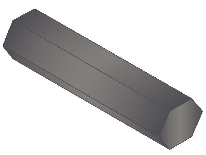 MAK-A-KEY Hex Key Stock M19 x 1M Carbon Steel Undersize