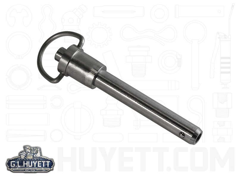 Positive Lock Quick Release Pin Ring Grip 5/8 x 6 SS