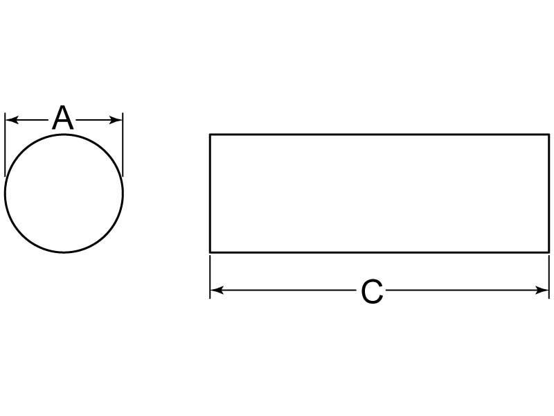 Round Key 1/4 x 1 SS300 PL