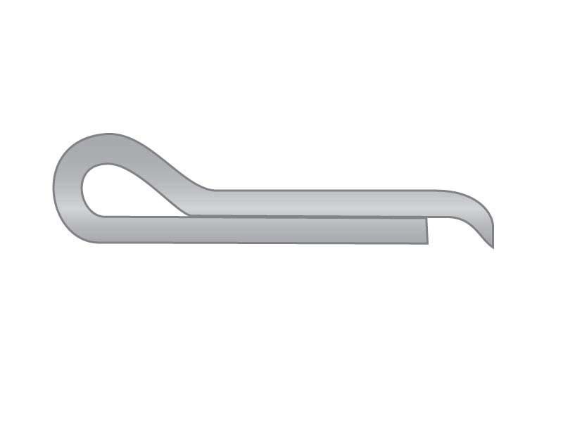 Cotter Pin Hammerlock 1/8 x 2-1/2 Stainless Steel Plain