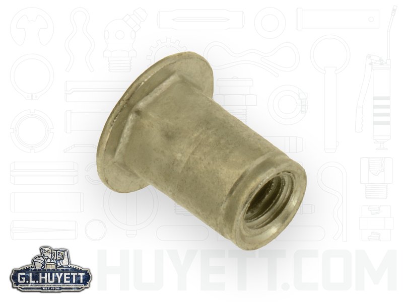 AVK Threaded Insert Hex AH #8-32 x 80 ZY Triv Open End