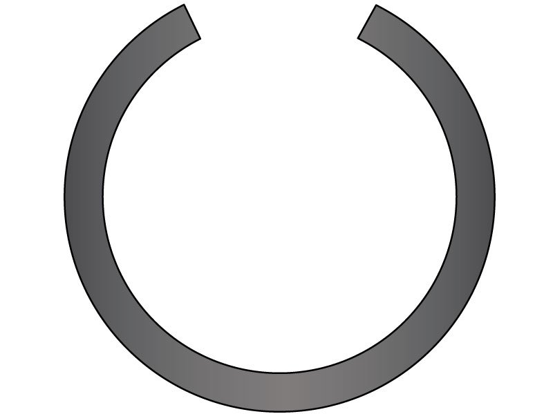 Round Internal Retaining Ring M30 Spring Steel
