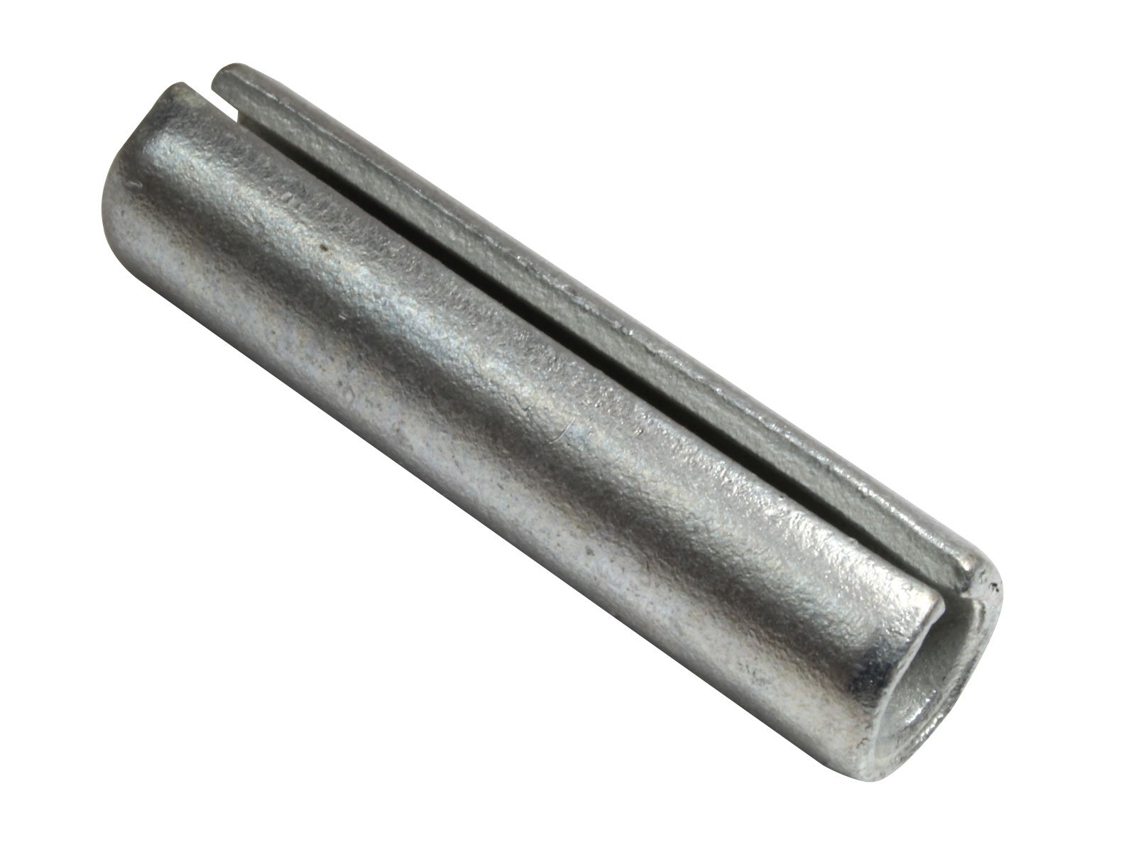 Slotted Spring Pin 1/2 x 2 Carbon Steel Zinc Clear