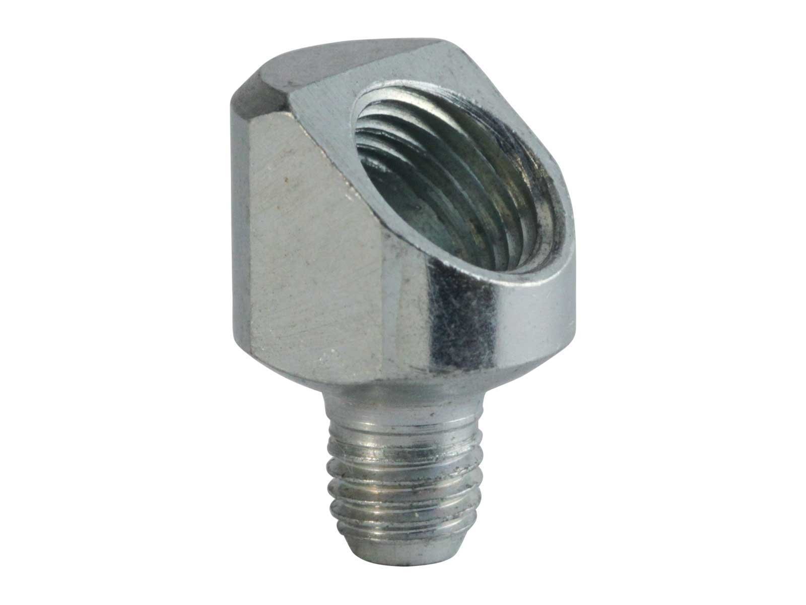 Grease Adapter 1/4-28SAE-LTx1/8-27NPTF 45 Deg CS ZC
