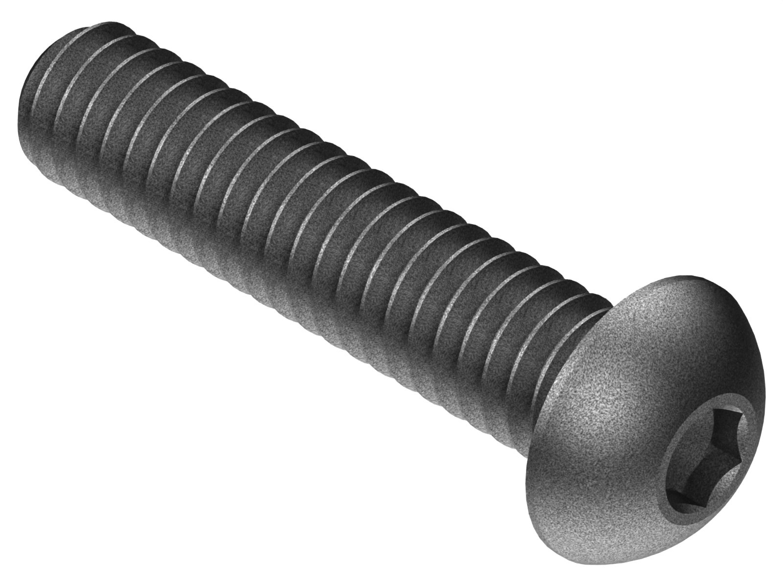 Button Head Machine Screws #1-64 x 3/8 in 18-8 SS