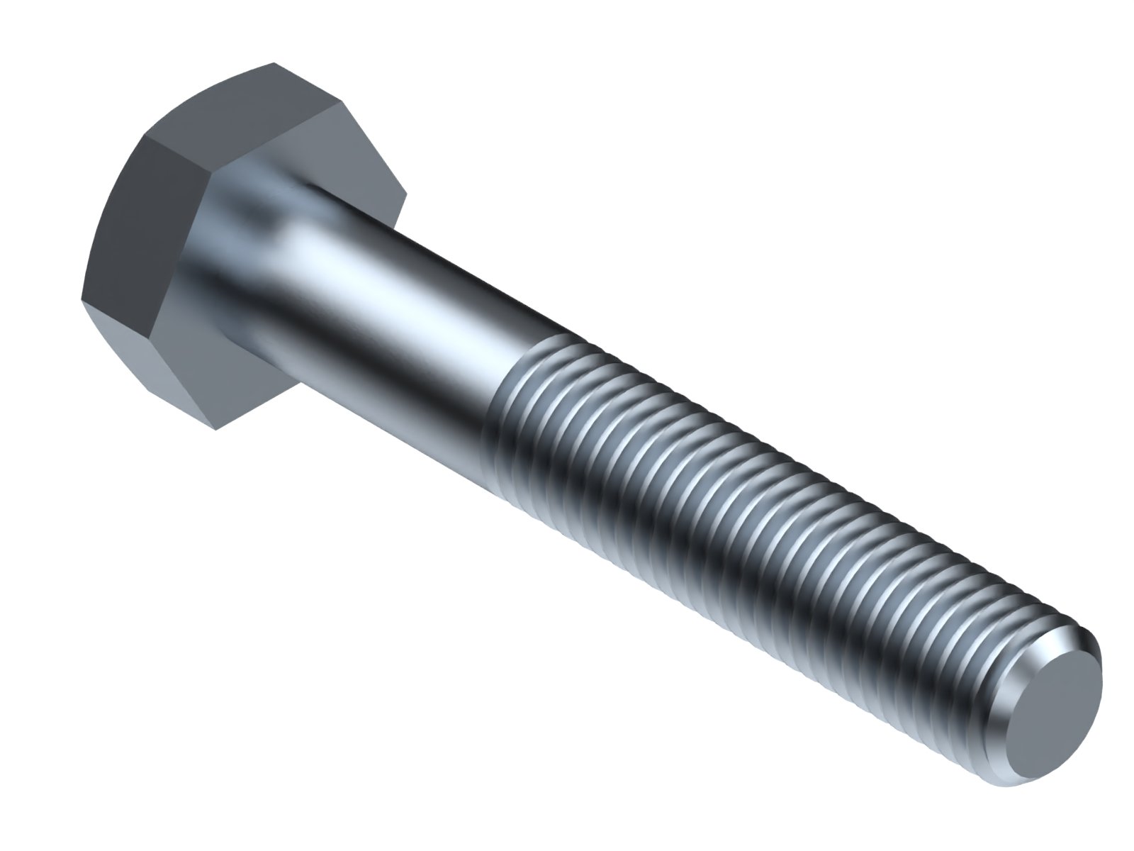 Hex Head Bolts 3/8-16 x 12 in A307 A Steel HDG