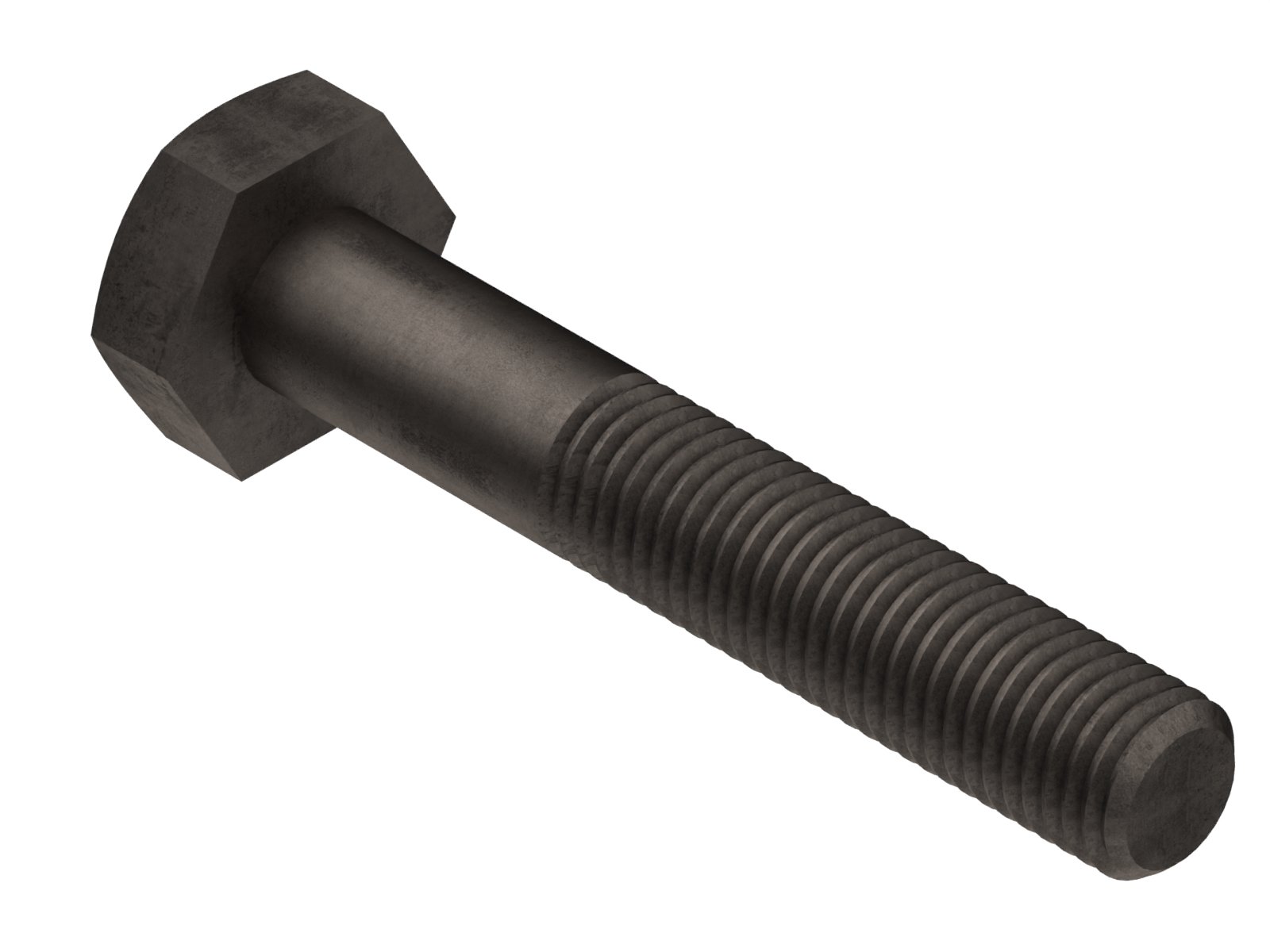 Hex Head Bolts 3/8-16 x 8-1/2 in A307 A Steel
