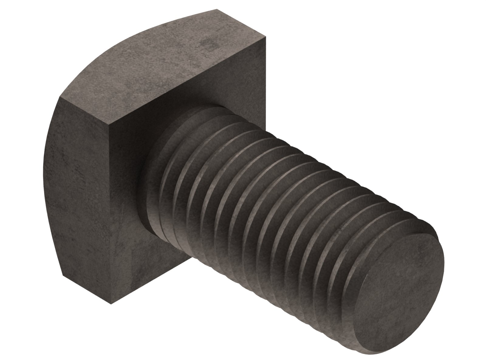 Square Head Bolts 3/8-16 x 1 in A307 A Steel