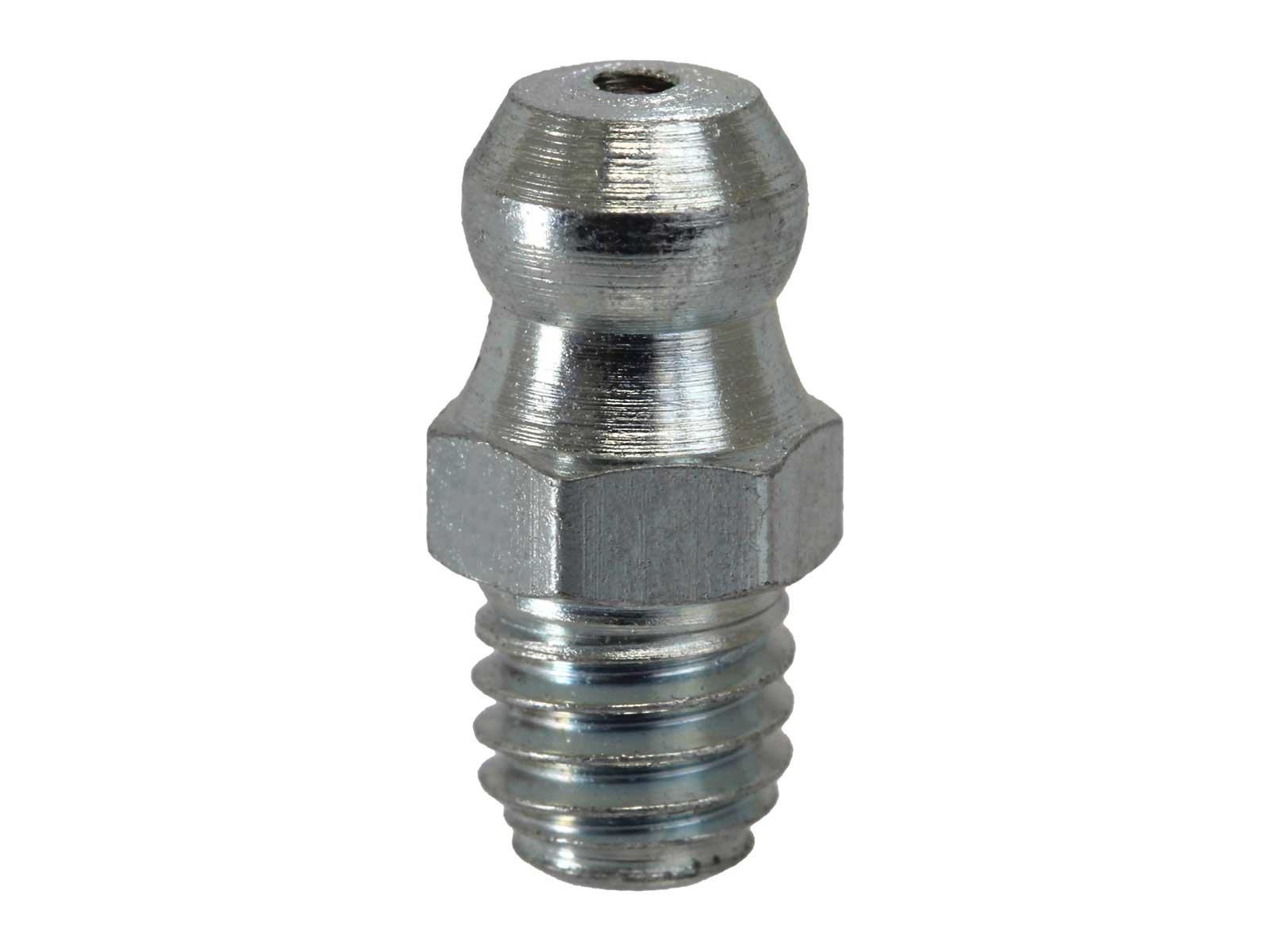 Grease Fitting Zerk M6x1 Taper Thread Steel Zinc Clear Triv