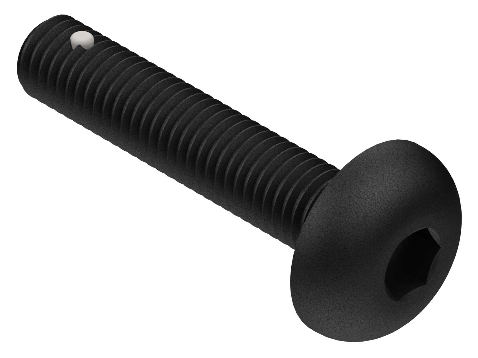 Button Head Socket Screws 3/8-24 x 3/4 in Steel BO