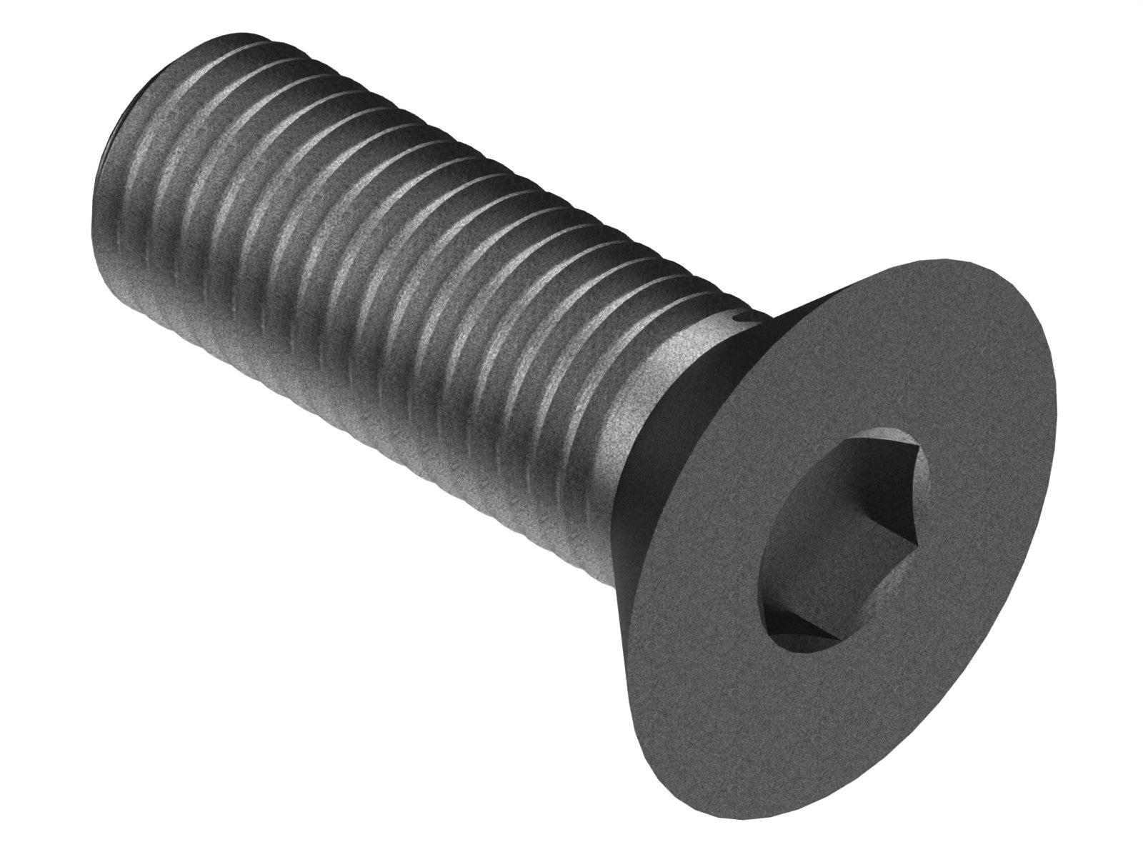 Flat Head Socket Screws M6 x 1.00 x 8 12.9 Steel ZC3