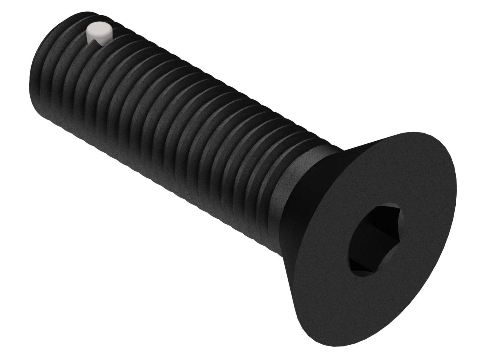 Flat Head Socket Screws 3/4-10 x 2-1/2 in Steel BO