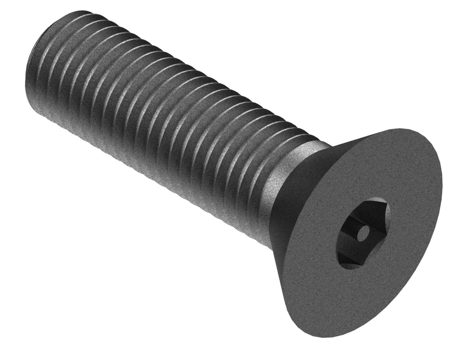 Flat Head Socket Screws 3/8-16 x 1-1/2 in 18-8 SS