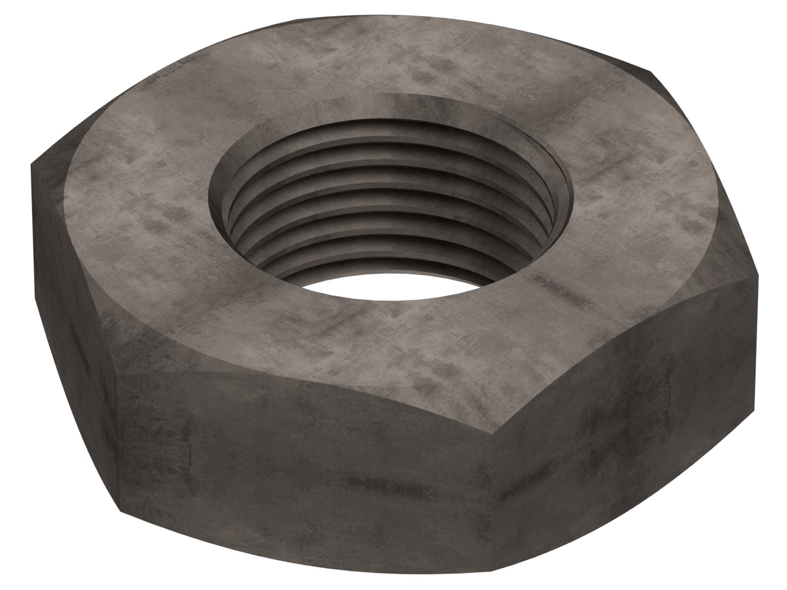 Jam Hex Nuts 3/4-10 x 27/64 in A194 2H Steel